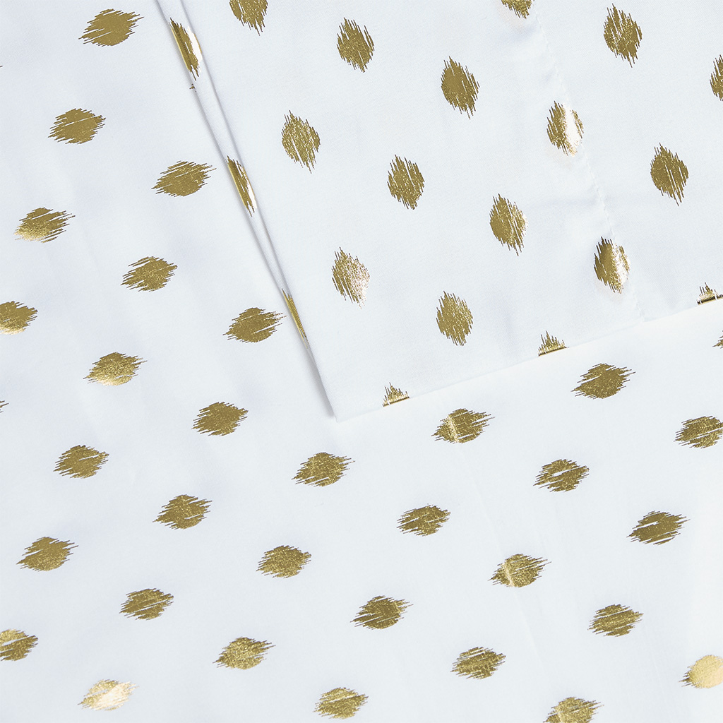Intelligent Design Metallic Dot Printed Sheet Set | eBay