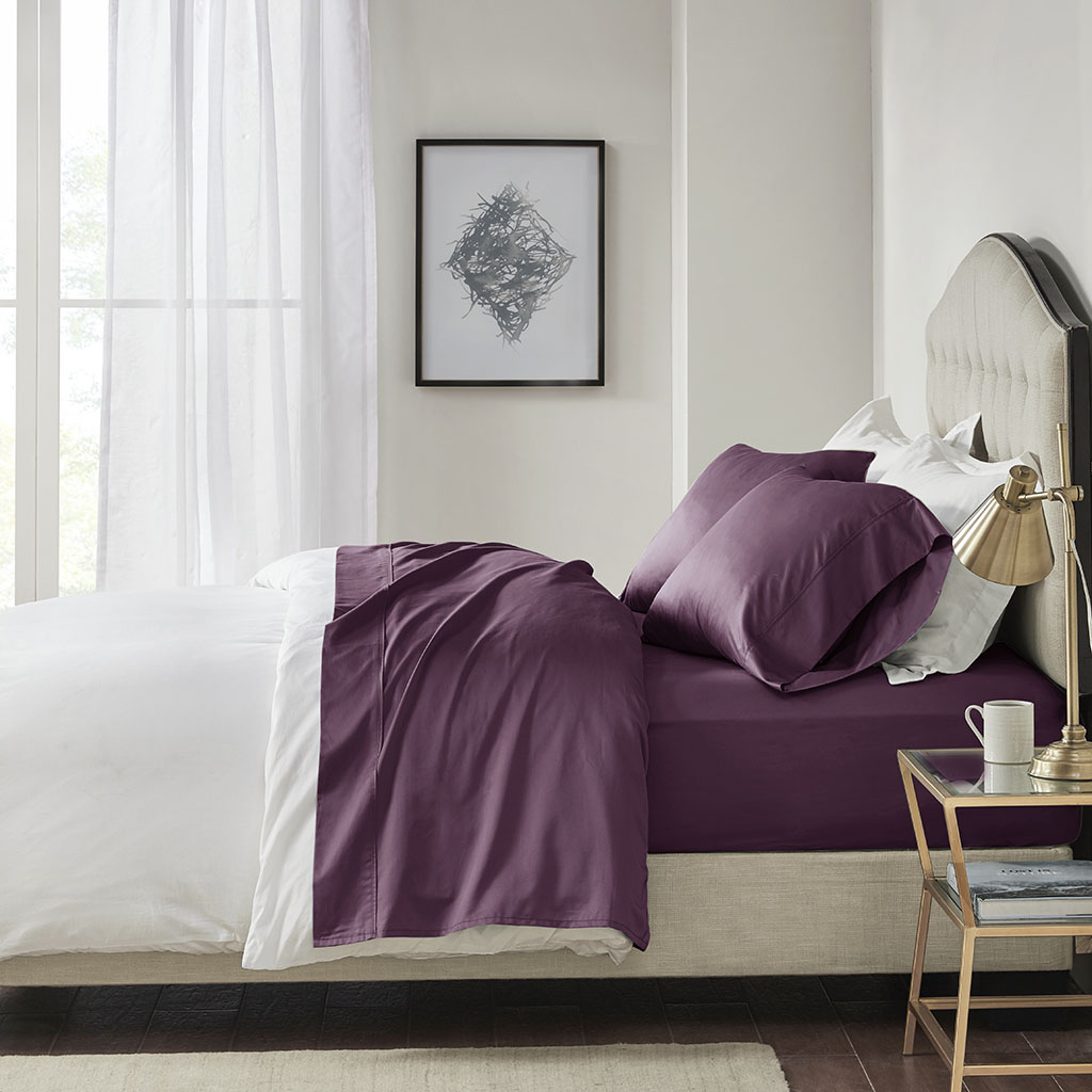 Madison Park 600 Thread Count Pima Cotton Sheet Set | eBay